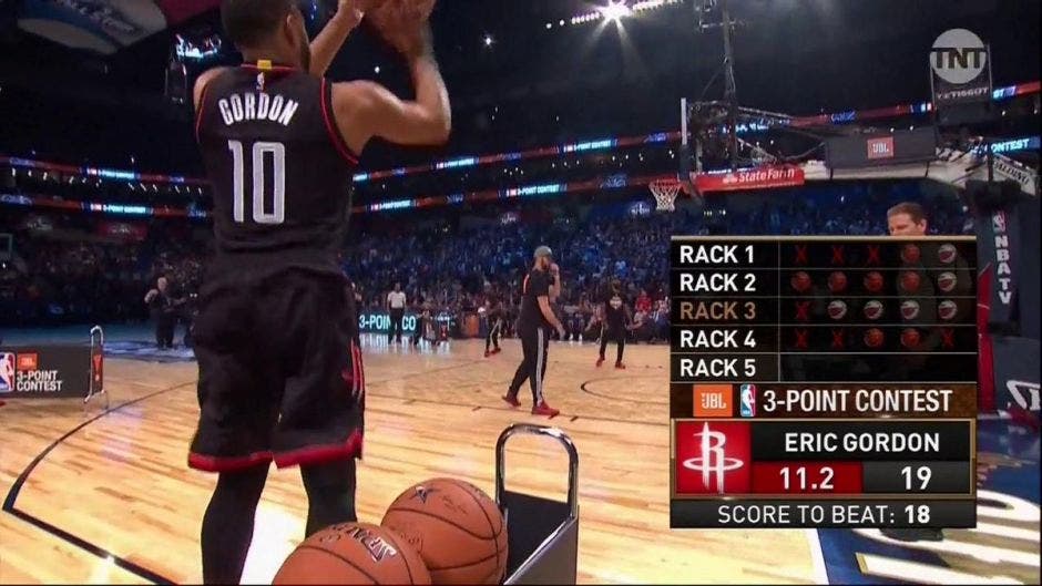 Eric Gordon beats Kyrie Irving in 3-Point Contest as Klay Thompson ...