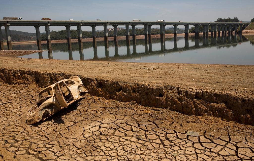 Reservoirs of Brazil's biggest city and rivers feeding them are running ...