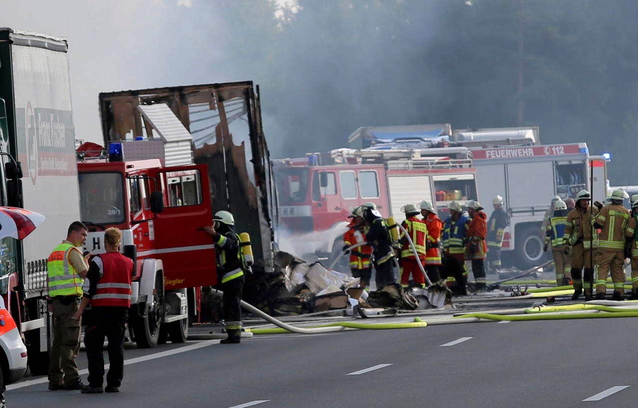 Germany bus crash: 18 people dead in fiery wreck, police say | Fox News