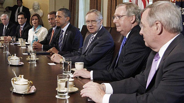 Obama Asks Lawmakers to Make Political Sacrifices in Debt-Limit Talks ...