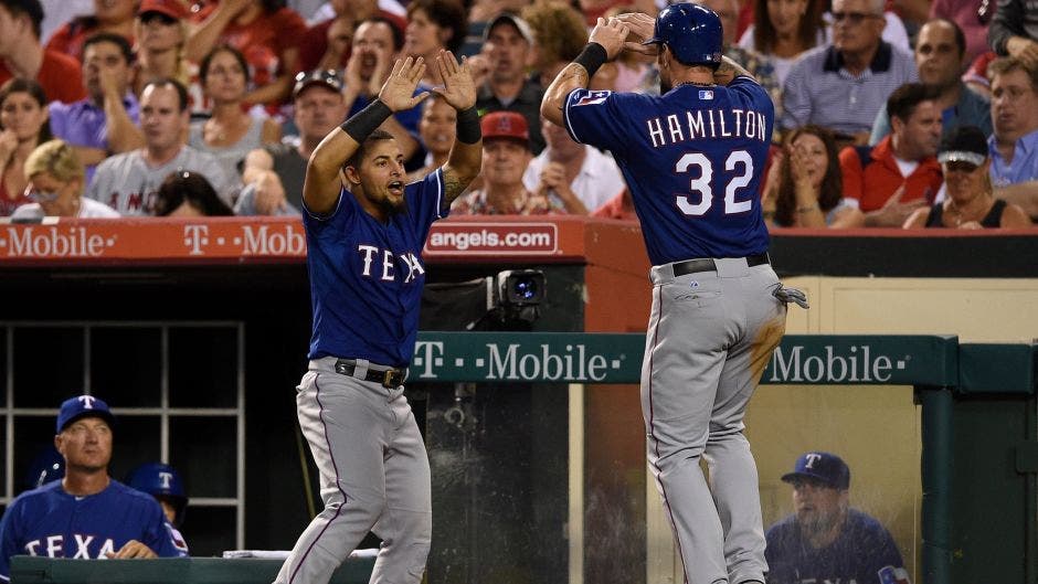 RECAP: Hamilton has 2 hits, 2 runs in Rangers' win over Angels (VIDEO ...