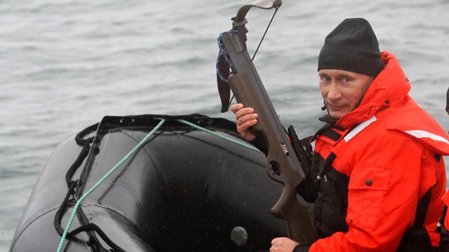 Russia's Macho Man Putin Wields Cross Bow in Whale Tracking Stunt | Fox ...