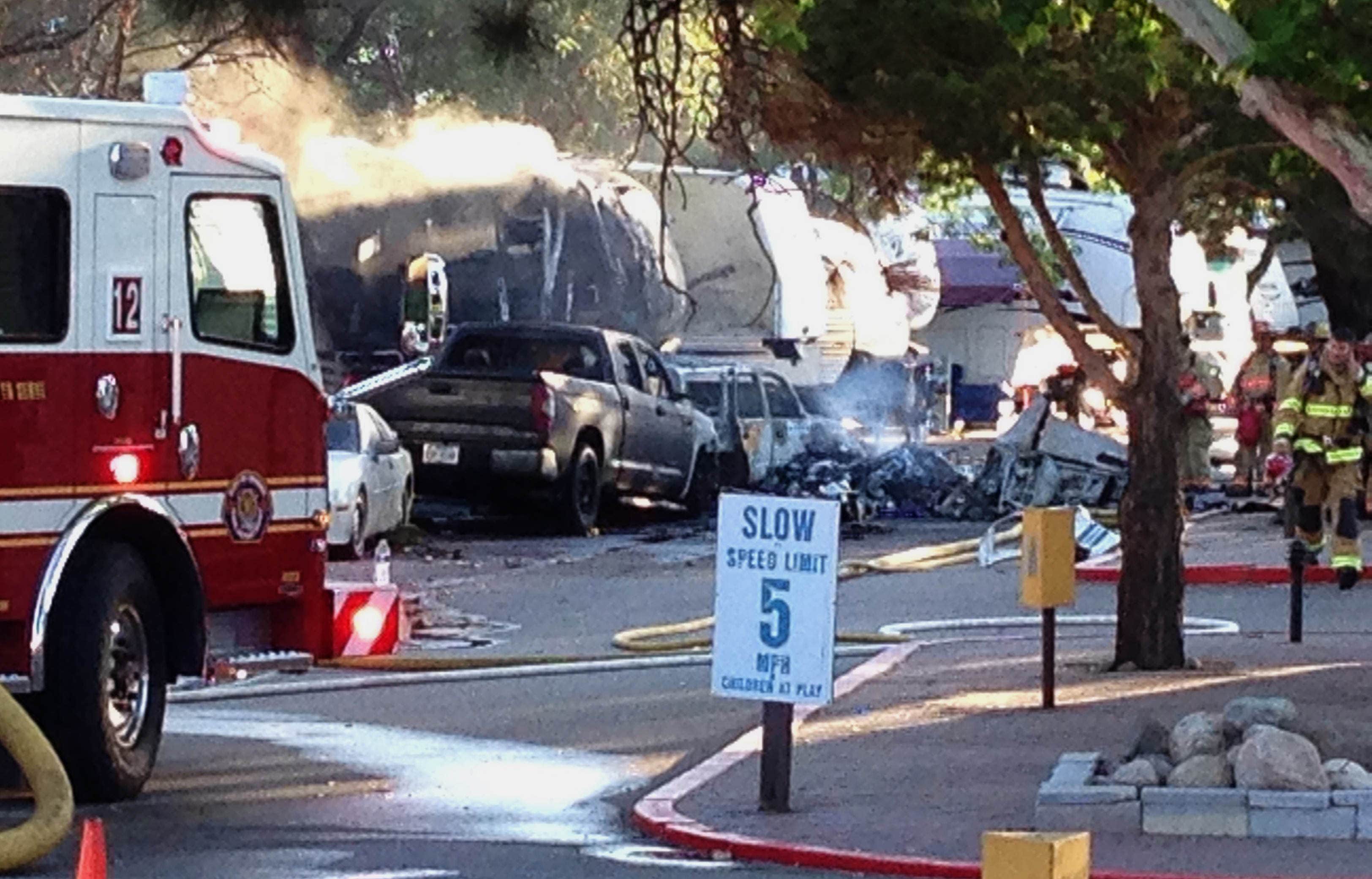Small plane crashes at Nevada RV park, no reports of injuries | Fox News