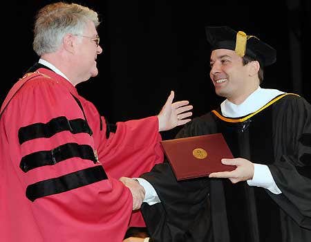 Jimmy Fallon Gets College Diploma After 14 Years | Fox News