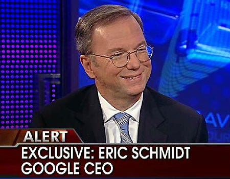 One-on-One With Google CEO Eric Schmidt | Fox News