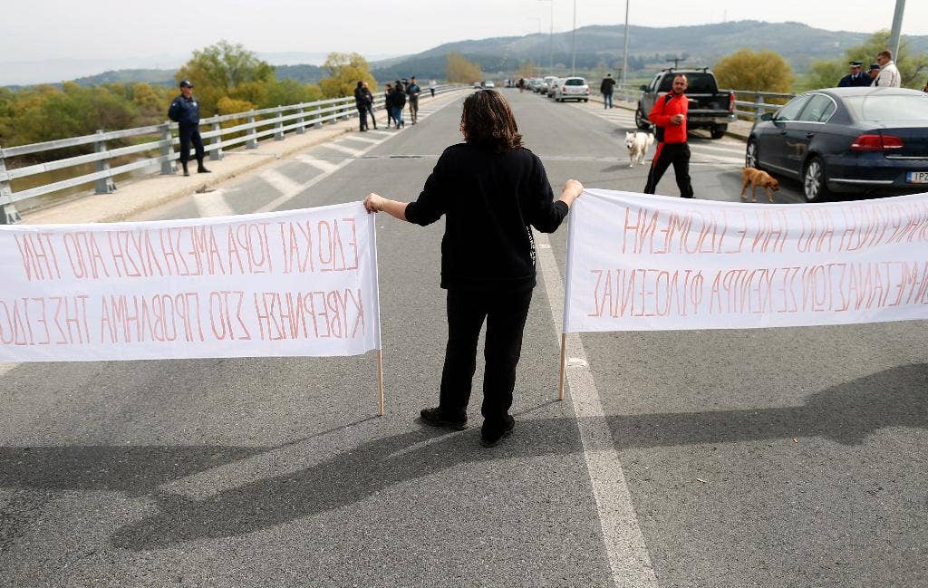 Migrants, locals stage separate protests near border camp | Fox News