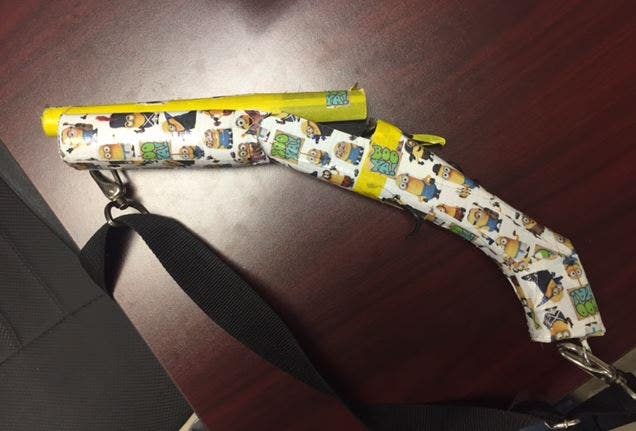 Meth and 'Minions': Drug suspects tried to disguise gun as toy ...