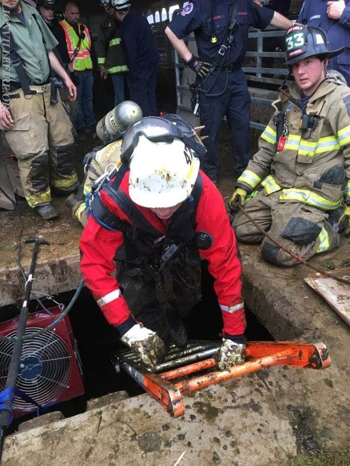 Pennsylvania boy, 3, rescued from manure pit described as 'kind of like ...