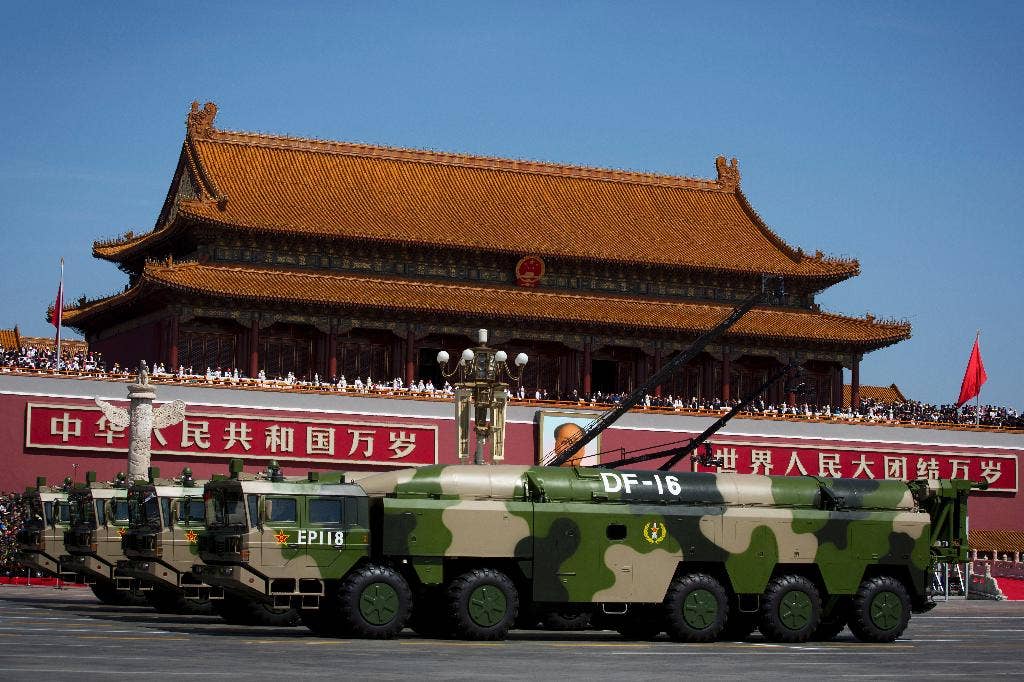 State-of-the-art Chinese ballistic missile appears in military drills ...