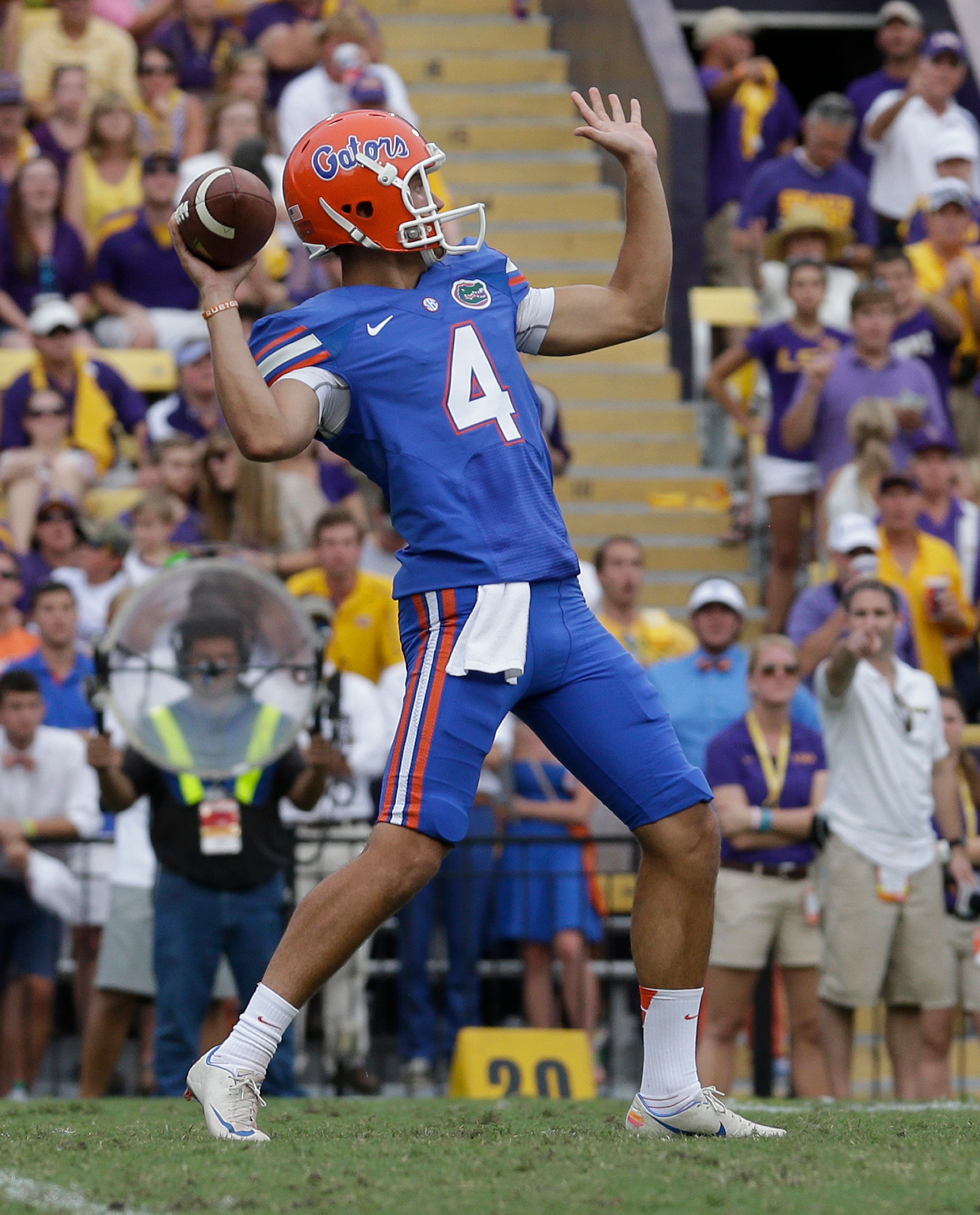 No. 22 Florida swaps punters, benching Kyle Christy, a week after ...
