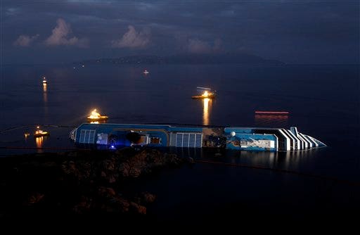 All fuel removed from capsized ship off Italy | Fox News