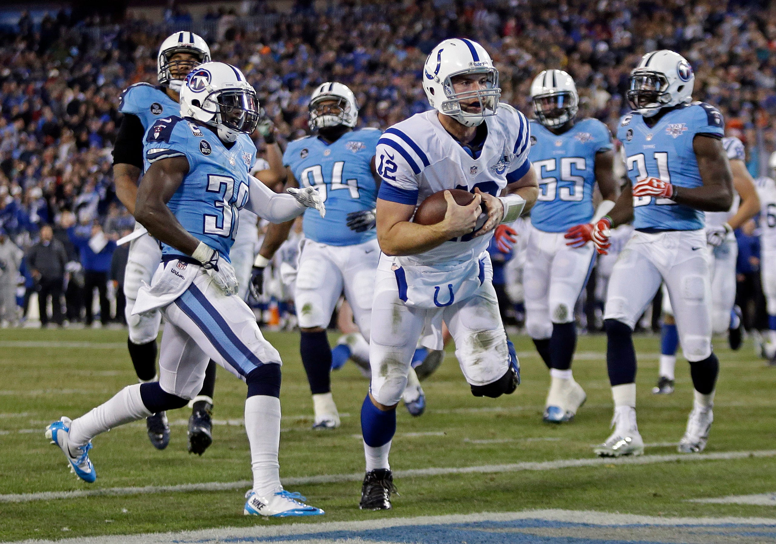 Andrew Luck helps erase early 14-point deficit, Colts rally to beat ...