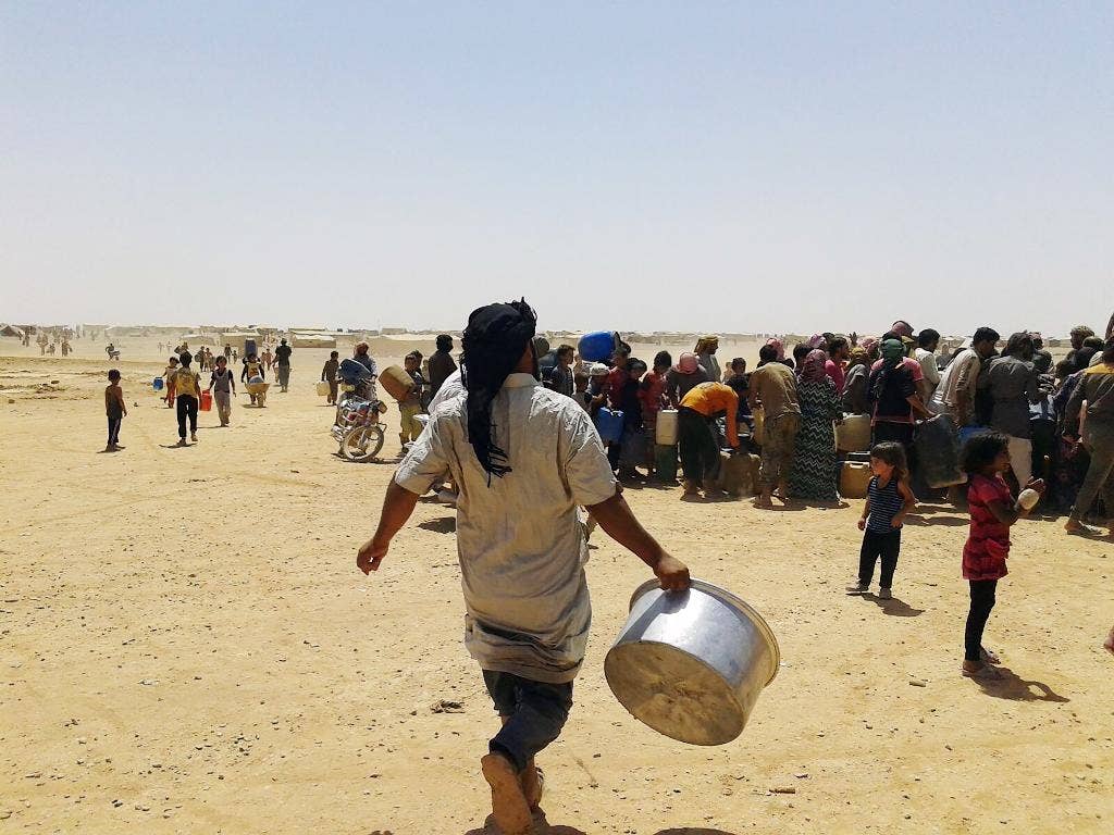 MSF: Syrians trapped without aid near Jordan face starvation | Fox News