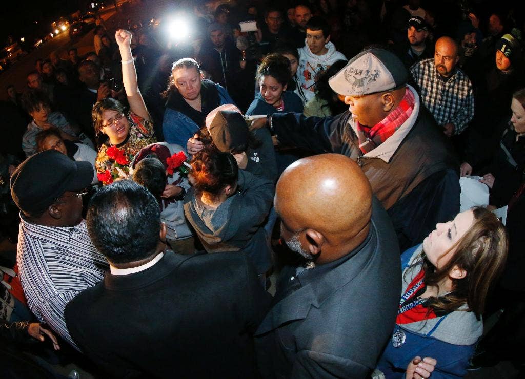 Residents want police charged in shooting death of teen girl who hit ...