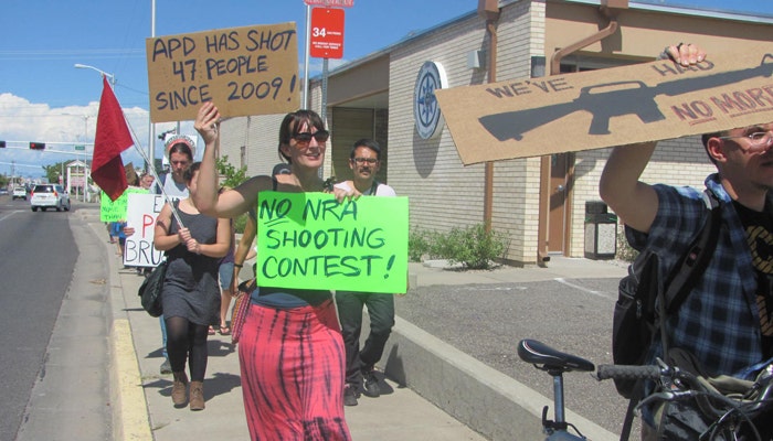 Protesters blast embattled Albuquerque police over shooting contest ...