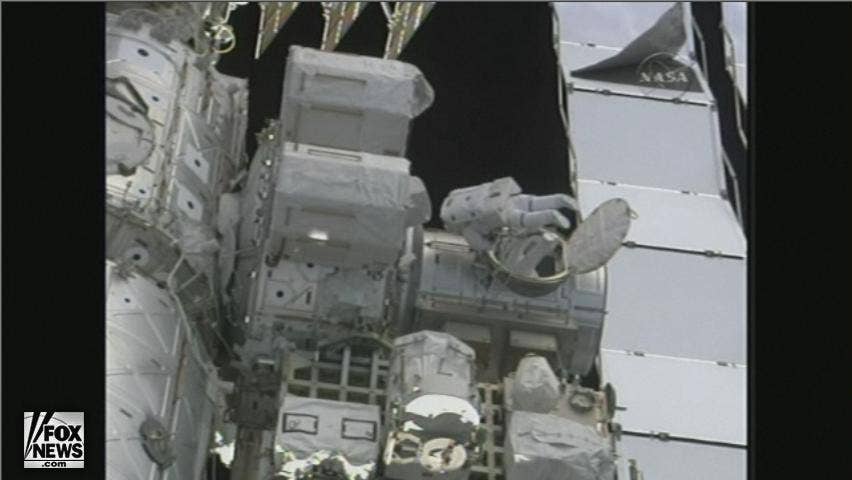 Atlantis Astronauts Go for a Spacewalk | Fox News