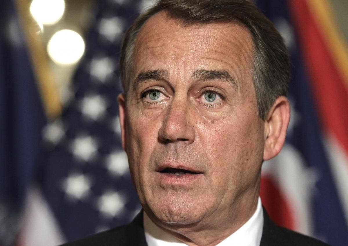 Boehner To Return Pay If Government Shuts Down Fox News