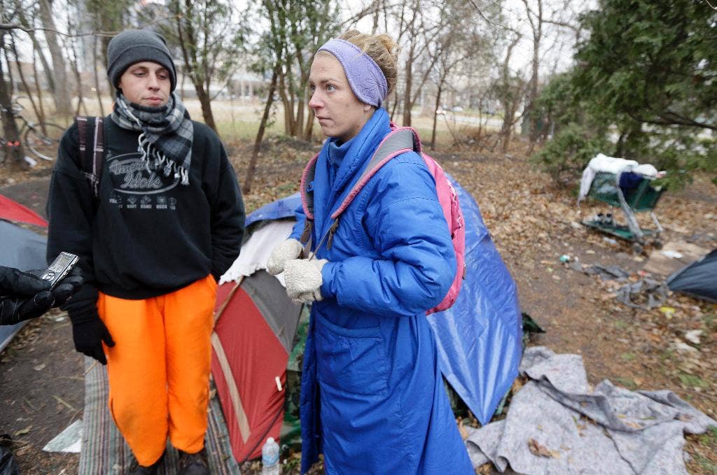 Homeless in tent city live on edge of life, outskirts of resurgent ...
