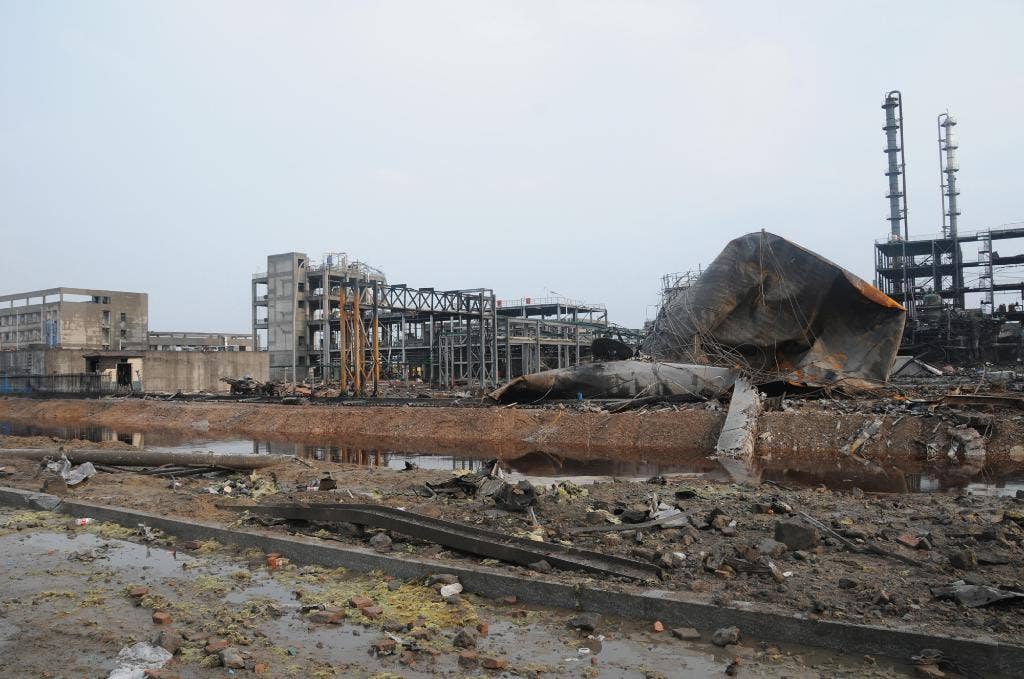 Death toll from blast at Chinese chemical factory rises to 13; cause ...