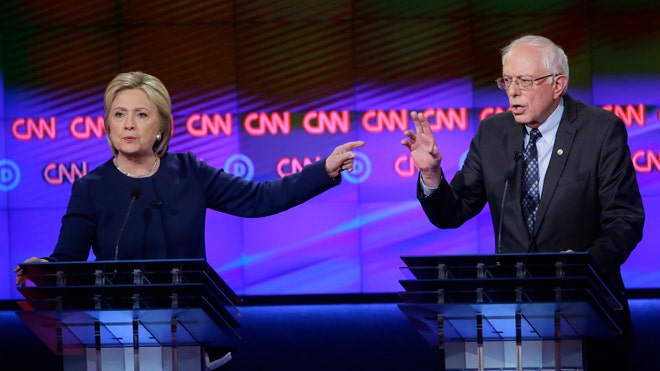 Clinton and Sanders both say they would 'love' to run against Donald ...