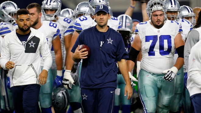 Cowboys' Romo makes first full practice appearance since preseason ...