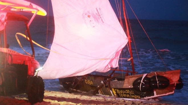 Six Cubans reach Florida in makeshift boat named 'The Tremendous Obama ...