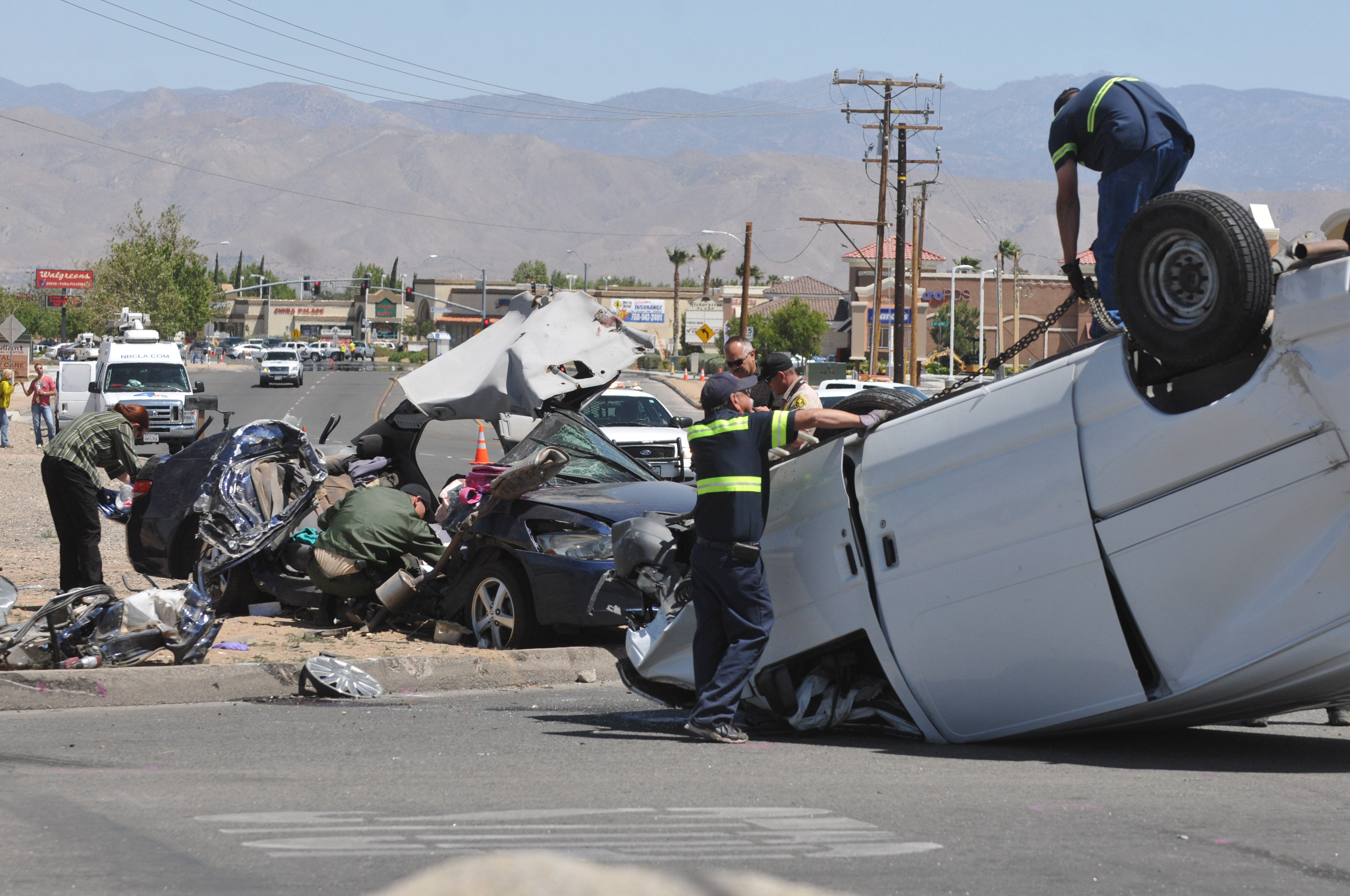 Van Crashes And Lands On Top Of Sedan In California, Killing 2 Adults ...