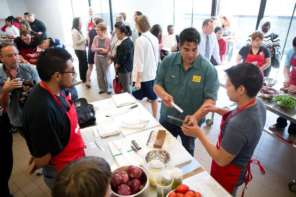 Philadelphia library cooks up courses in new demonstration kitchen to ...