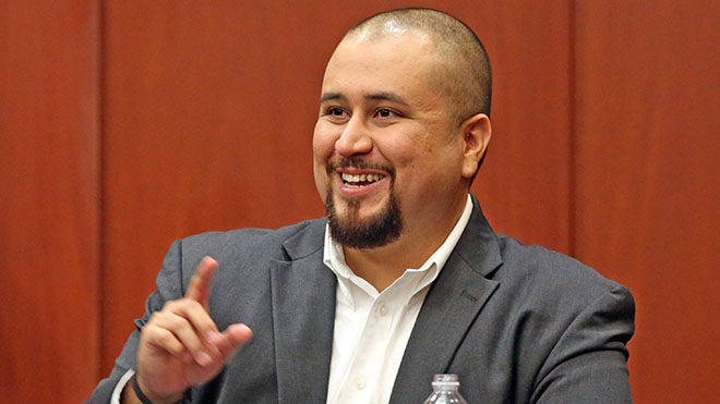 A smiling Zimmerman testifies at trial of man who shot at him during ...
