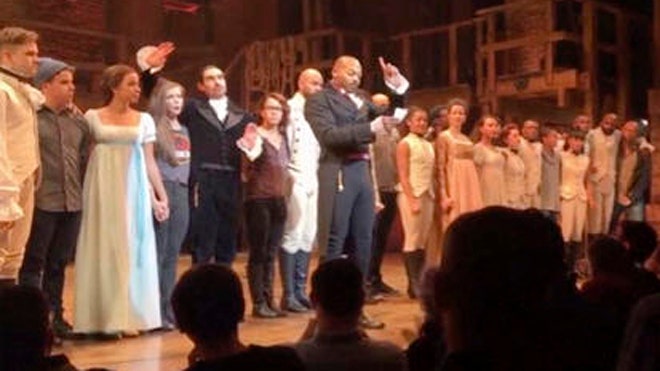 Trump demanding apology after 'Hamilton' cast member calls out Mike ...