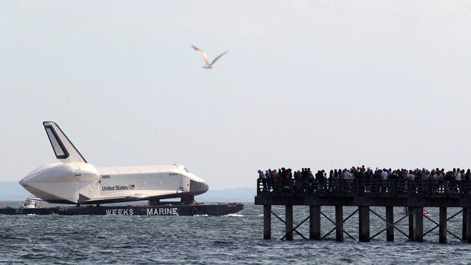 Space shuttle at sea: Enterprise sails for NYC's Intrepid | Fox News