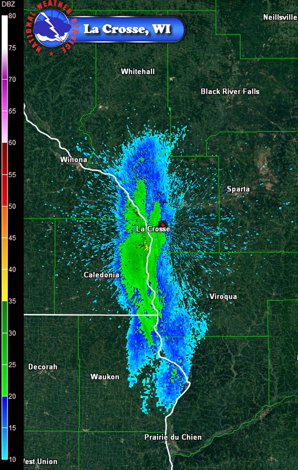 Radar captures mayfly swarm as thousands of bugs emerge from ...