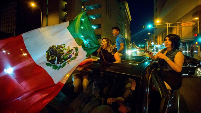 Frequently visible at political rallies, Mexican flag takes on new ...