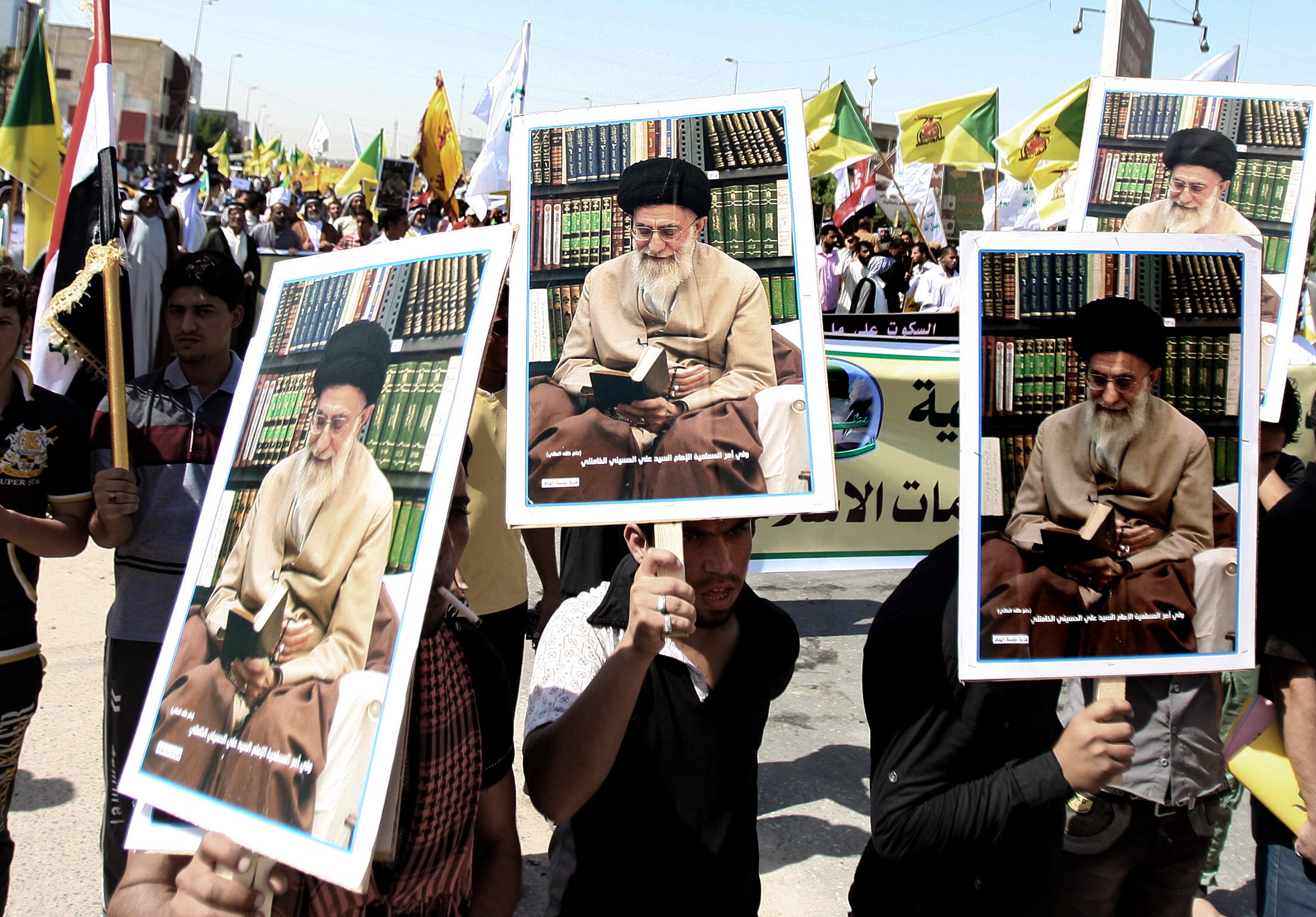 Thousands of posters of Iran's supreme leader rise up across Iraq | Fox ...