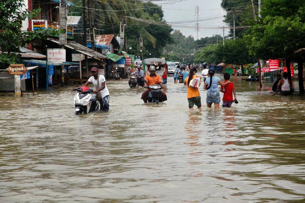 Heavy rains in Myanmar cause more severe flooding, leave 9 dead | Fox News