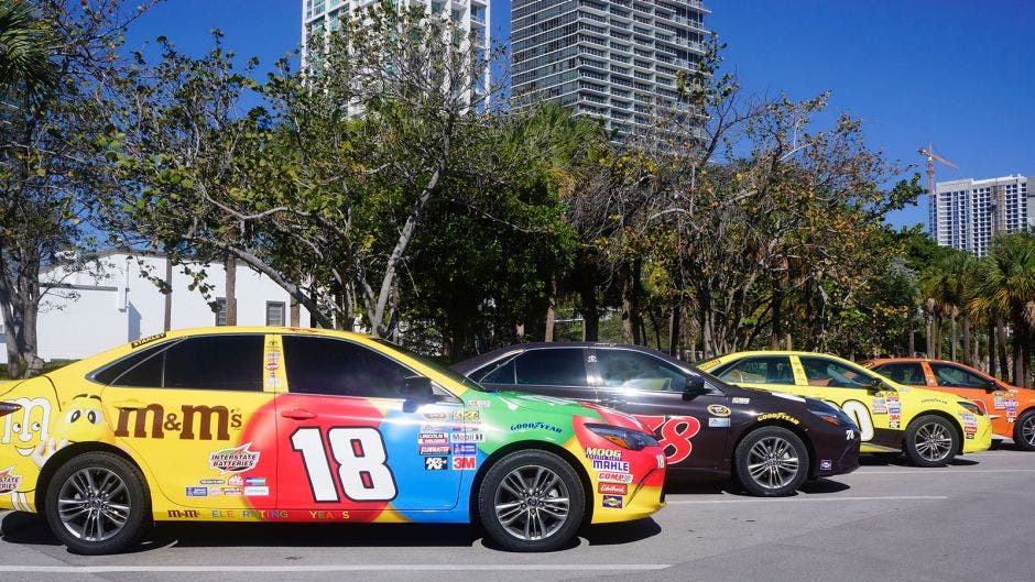 NASCAR-themed Uber cars take over Miami | Fox News