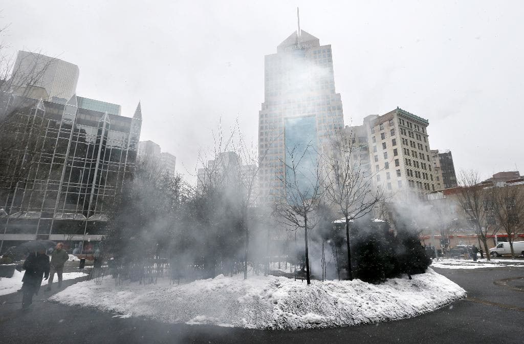 Where there's smoke: Fog machine in Pittsburgh art installation ...
