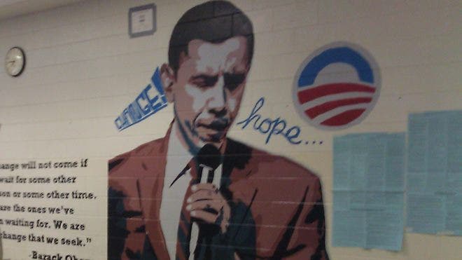 Pro-Obama props spotted at polling sites | Fox News