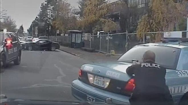 Seattle police release dash-cam video of wild chase, shooting of ...