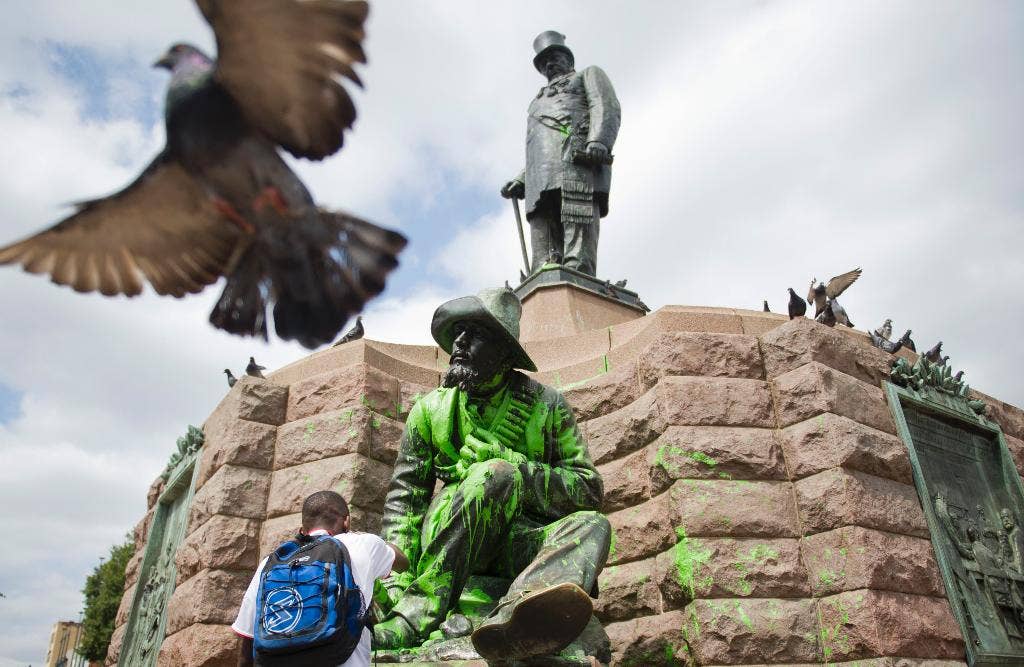 Series of protests defacing historical statues leave South Africans ...