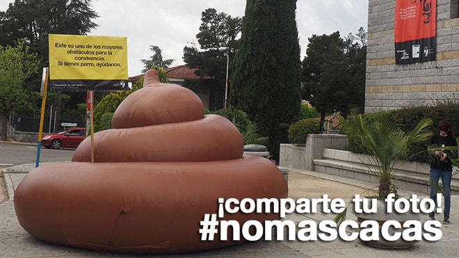 Holy crap! Giant inflatable pile of poop stolen from Spanish town's ...