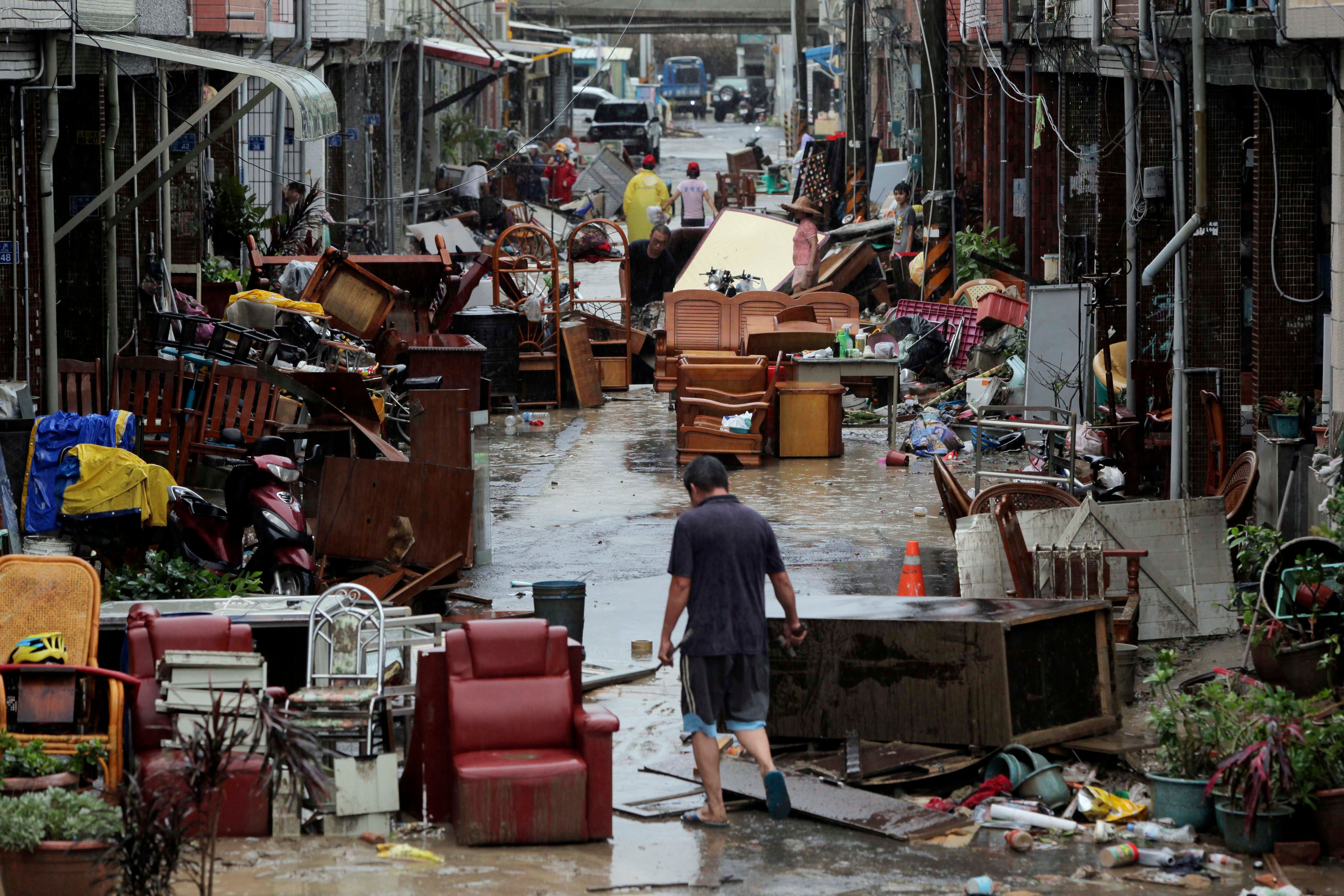 Taiwan soaked, but bigger typhoon aims at Okinawa | Fox News