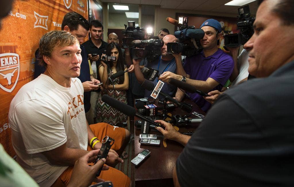 Texas QB David Ash says 'Good to be back' after concussion knocked out ...