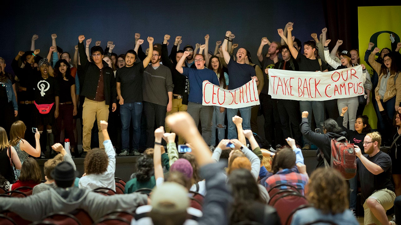 University president likens liberal student protesters to 'fascists ...