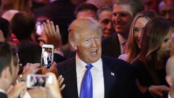 Trump says he's 'presumptive nominee' after primary sweep, Clinton ...