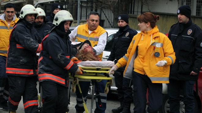At least 2 dead in likely suicide attack outside US Embassy in Turkish ...