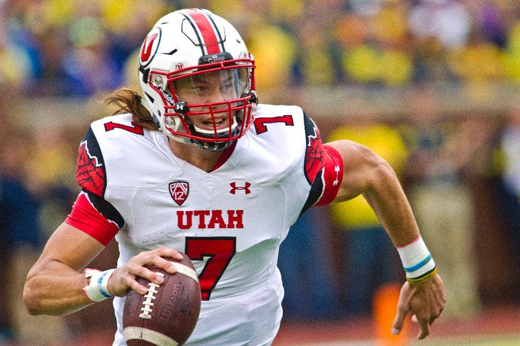 QB Travis Wilson looking sharp for Utah in 2014 after missing end of ...