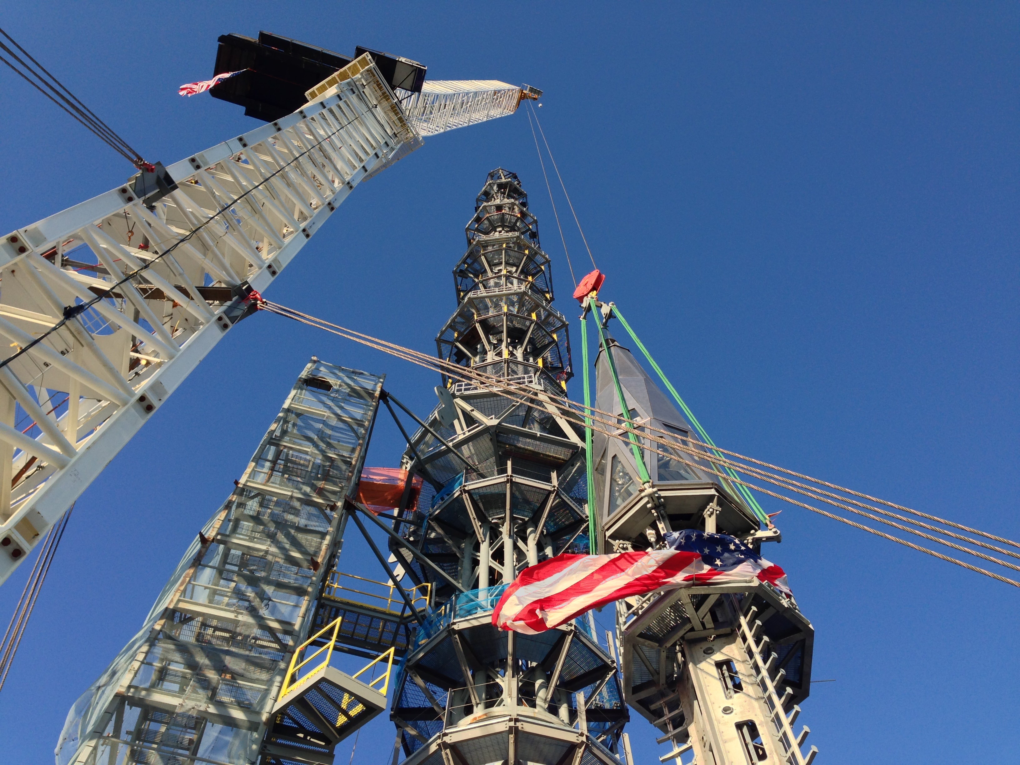Spire permanently installed on WTC tower | Fox News