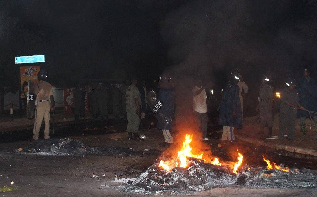 Zambian protesters fight police following dismissal of ruling party ...