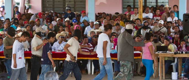 Mexico's Vigilante Groups Continue On, But Remove Masks and Checkpoints ...